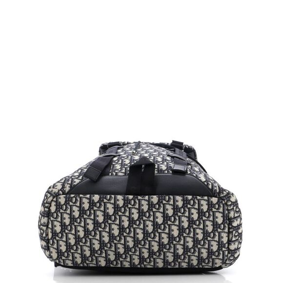 Dior | Bags | Christian Dior Explorer Backpack Oblique Canvas Blue ...